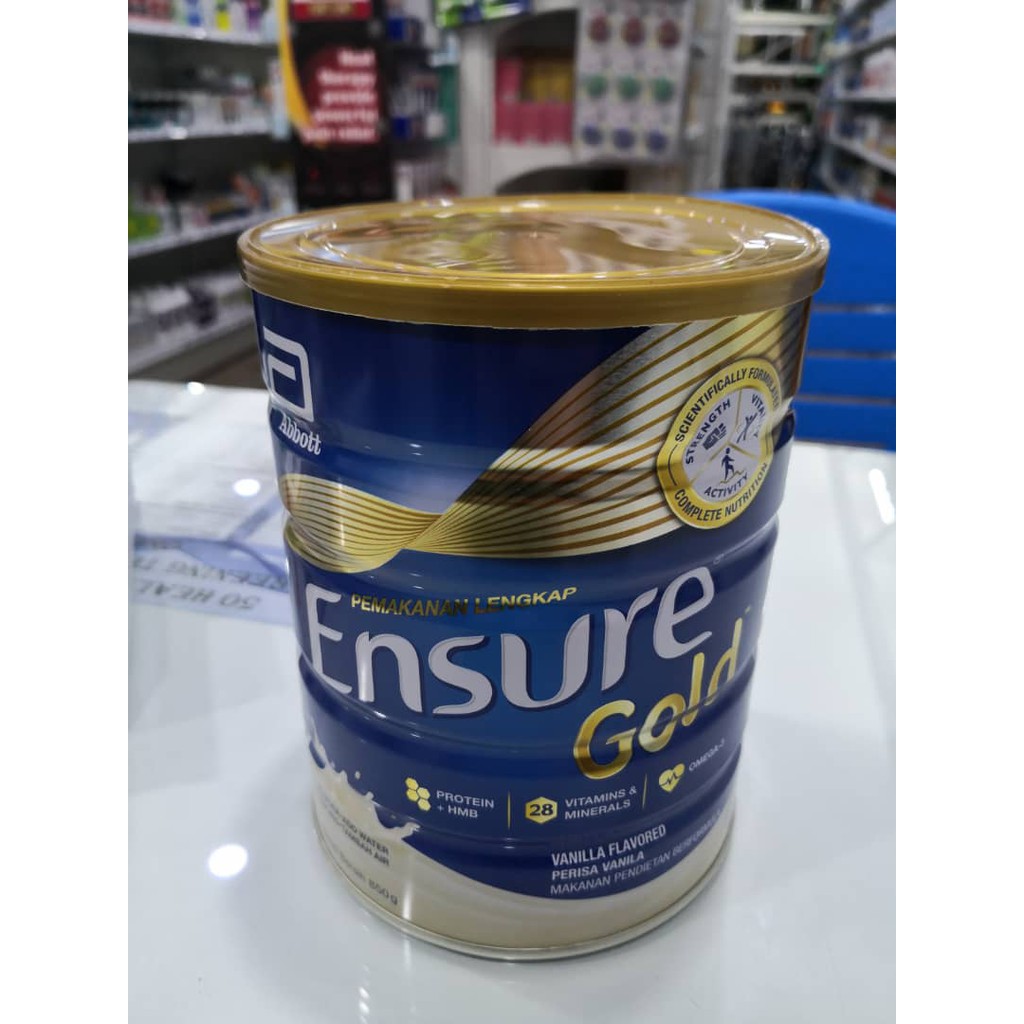 ENSURE Gold Vanilla 850g Tin ( A bit Slightly Dented) (Exp:12/2022) | Shopee Malaysia