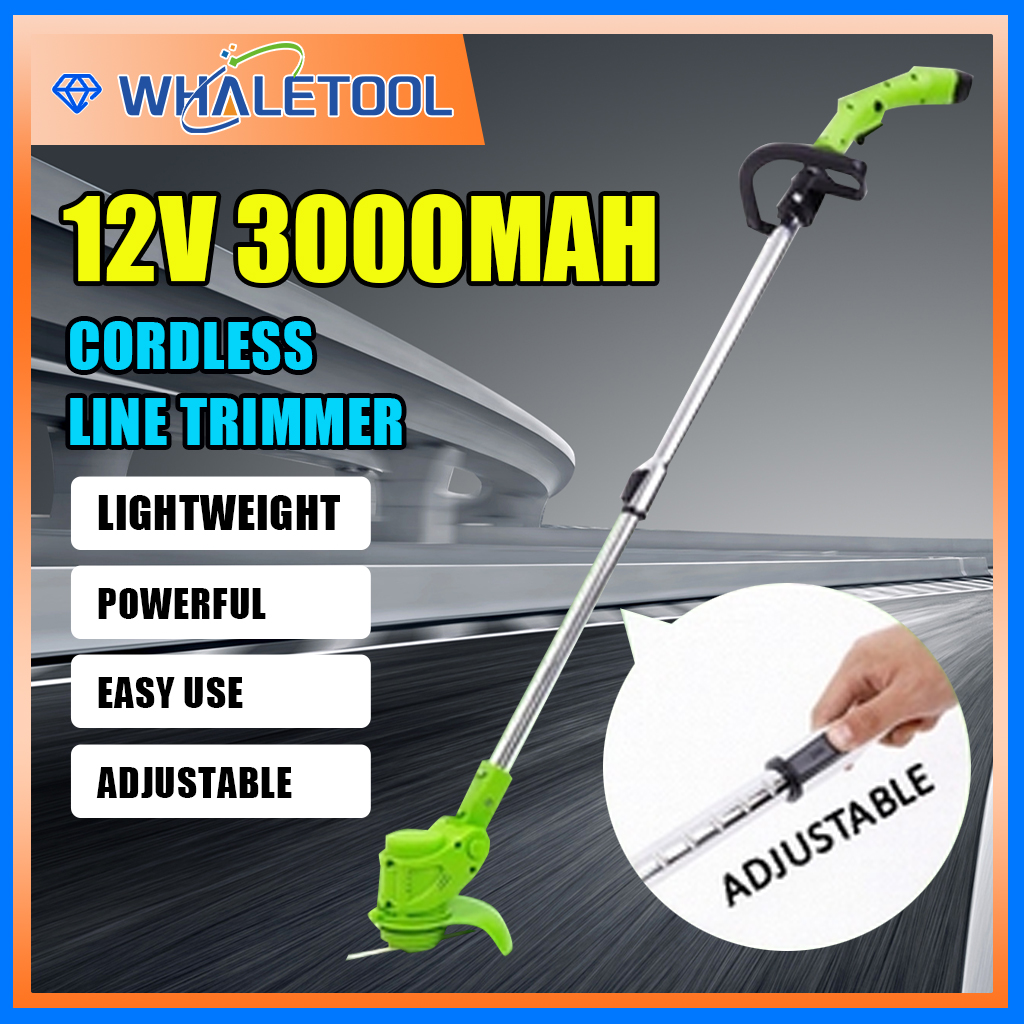 12V 6000mah 450w Cordless Grass Trimmer lawn mower grass Cutter ...