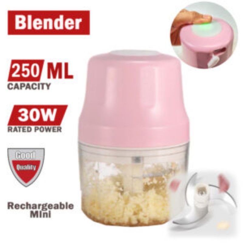 Rechargeable Mini Blender 250ML | Shopee Malaysia