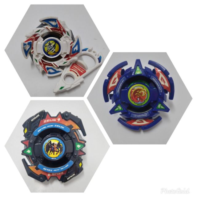 Takara Tomy Beyblade First / 1st Generation Dragoon GT Dranzer GT Zeus ...