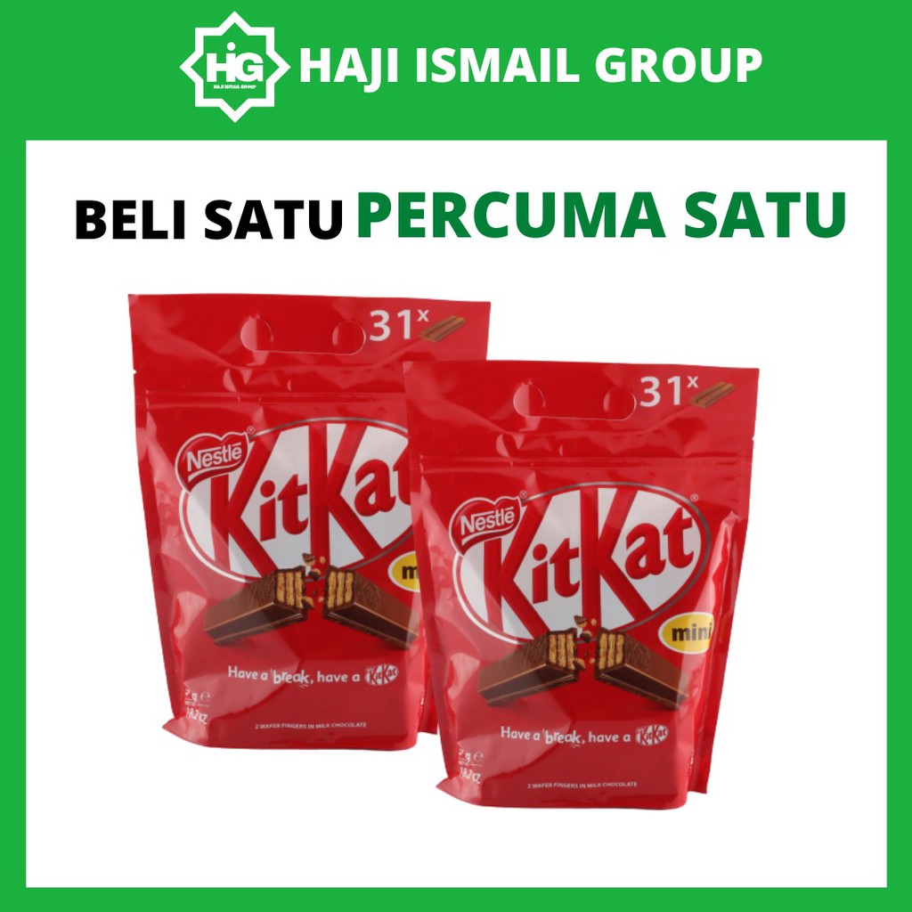 B1F1 KIT KAT MINIS SHARING PACK (BREAK TIME) 517G | Shopee Malaysia