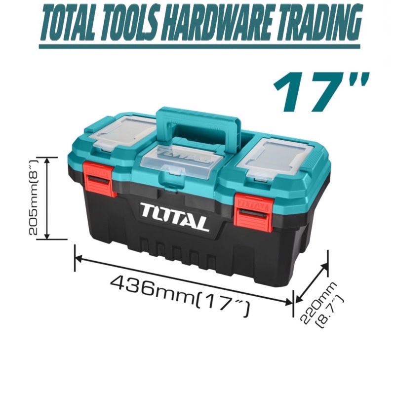 Total TOOLS TPBX0142 (14") TPBX0171(17") PLASTIC BOX PVC KOTAK ALATAN ...
