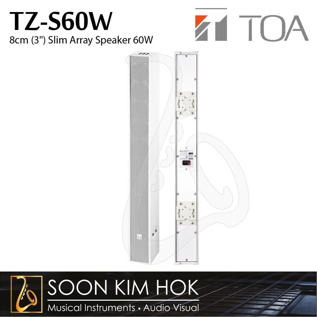 TOA TZ-S60W 8cm (3) Slim Array Speaker 60W (TZS60W) | Shopee Malaysia