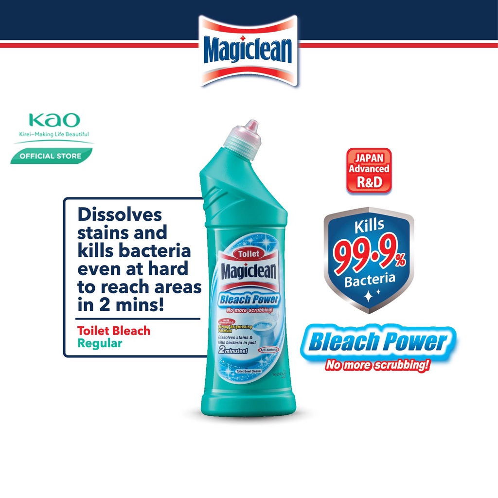 MAGICLEAN Toilet Bleach Regular (500ml) | Shopee Malaysia