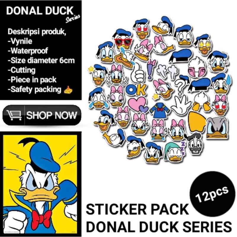 Donald duck Stickers / Donald duck Stickers / Donald duck pack Stickers ...