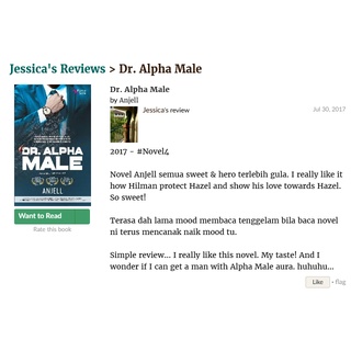 Karyaseni Novel: Dr. Alpha Male : Anjell ISBN: 978-967-469-052-6 ...