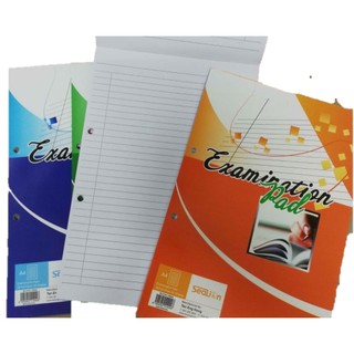 EXAMINATION TEST PAD LECTURE PAD EXAM PAD Single Line A4 Garis Satu ...