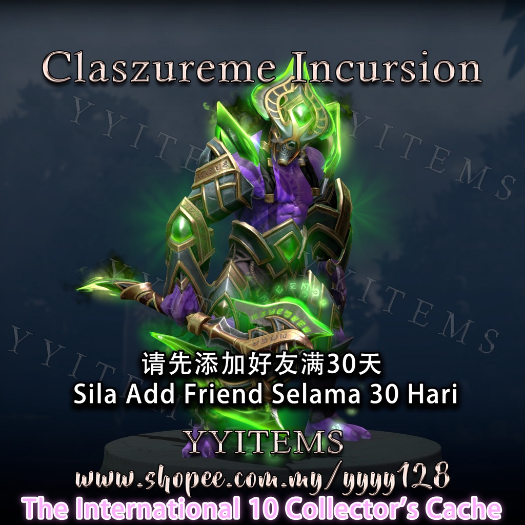 [30days as friend] DOTA2 Faceless Void (FV) Claszureme Incursion ...