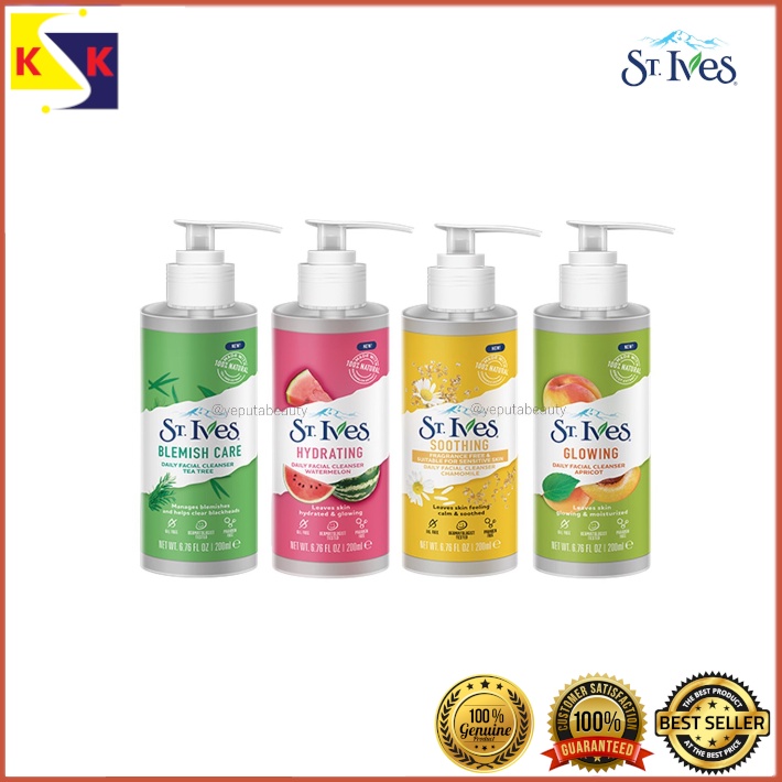 St Ives Daily Facial Cleanser Face Wash 200ml | Shopee Malaysia