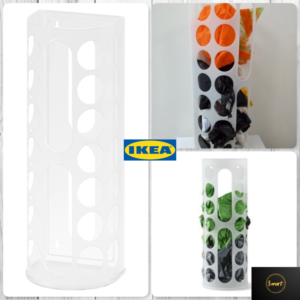 VARIERA PLASTIC BAG DISPENSER WHITE ORGANIZER STORAGE IKE4 100% ...