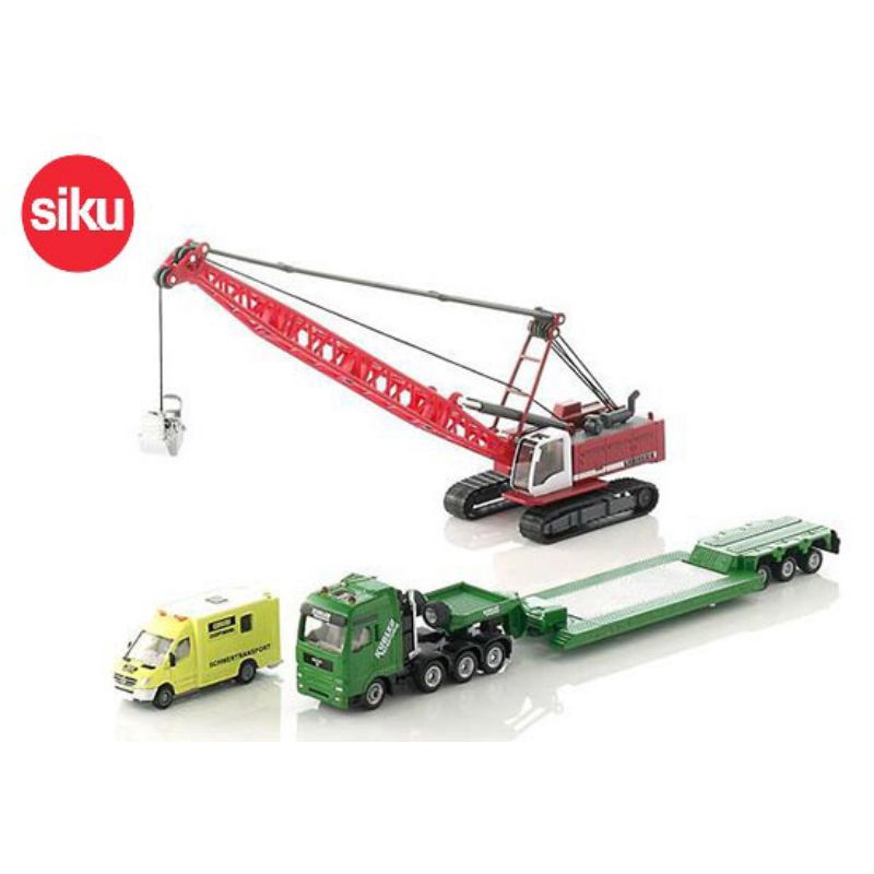 Siku 1:87 1834 Heavy Haulage Transporter With Cable Excavator And ...