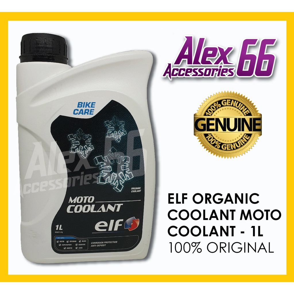 ELF ORGANIC MOTO COOLANT 100% ORIGINAL | Shopee Malaysia