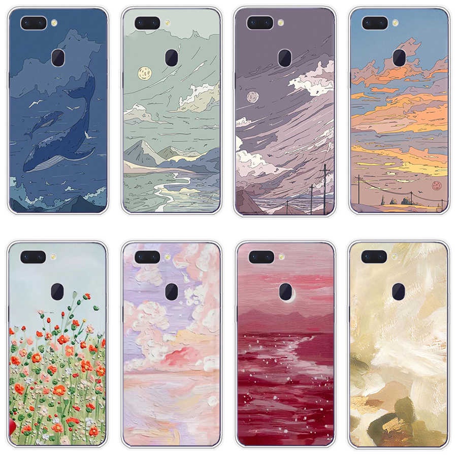 OPPO r15 pro r9s r9 Case TPU Soft Silicon Protecitve Shell Phone Cover ...