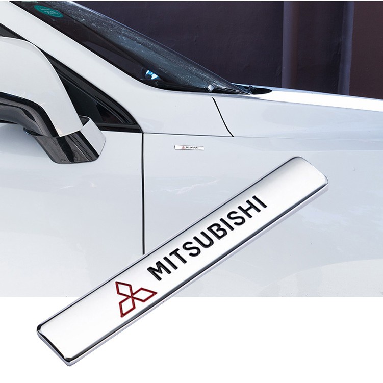 1 Piece Metal Car Side Sticker For Mitsubishi Mirage Xpander montero ...