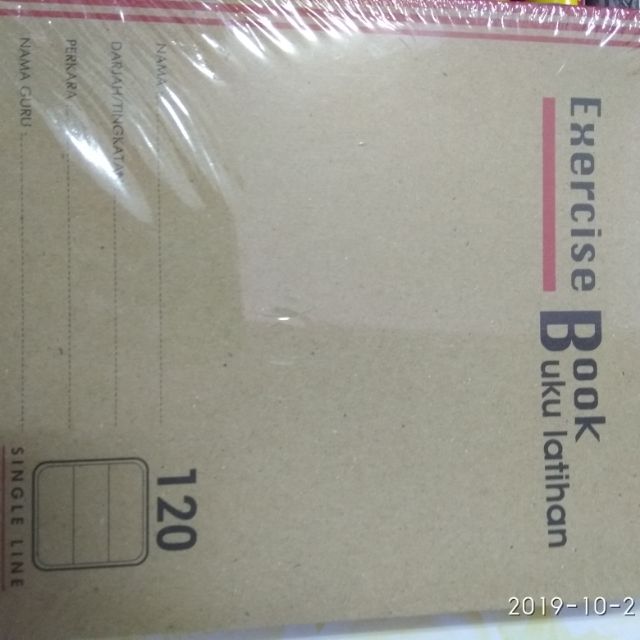 10 books Exercise book 120pcs single line | Shopee Malaysia