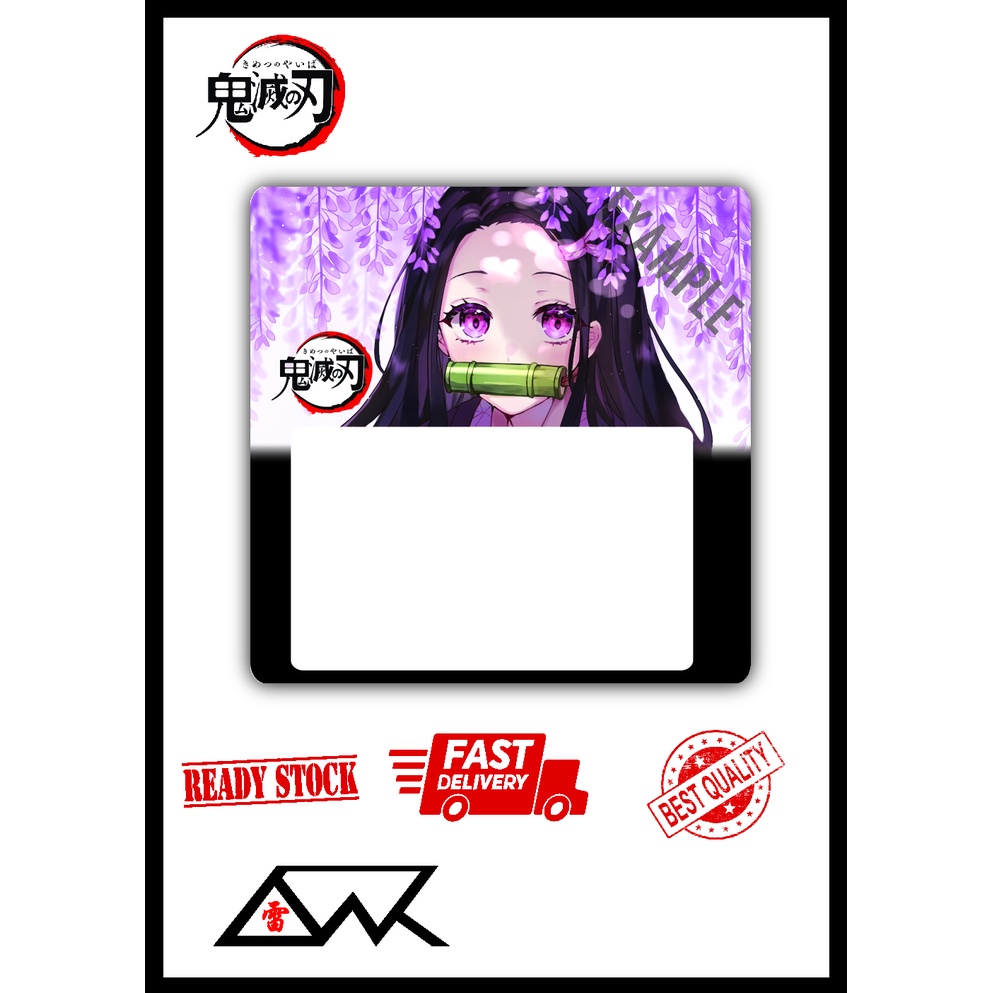 Cartoon Car Sticker For Nezuko Kamado Demon Slayer Peeker, 57% OFF
