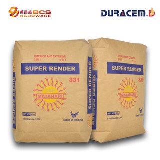 3in1 Ready Mixed Cement / Simen + Kapur + Kasir Super Render 1kg ...