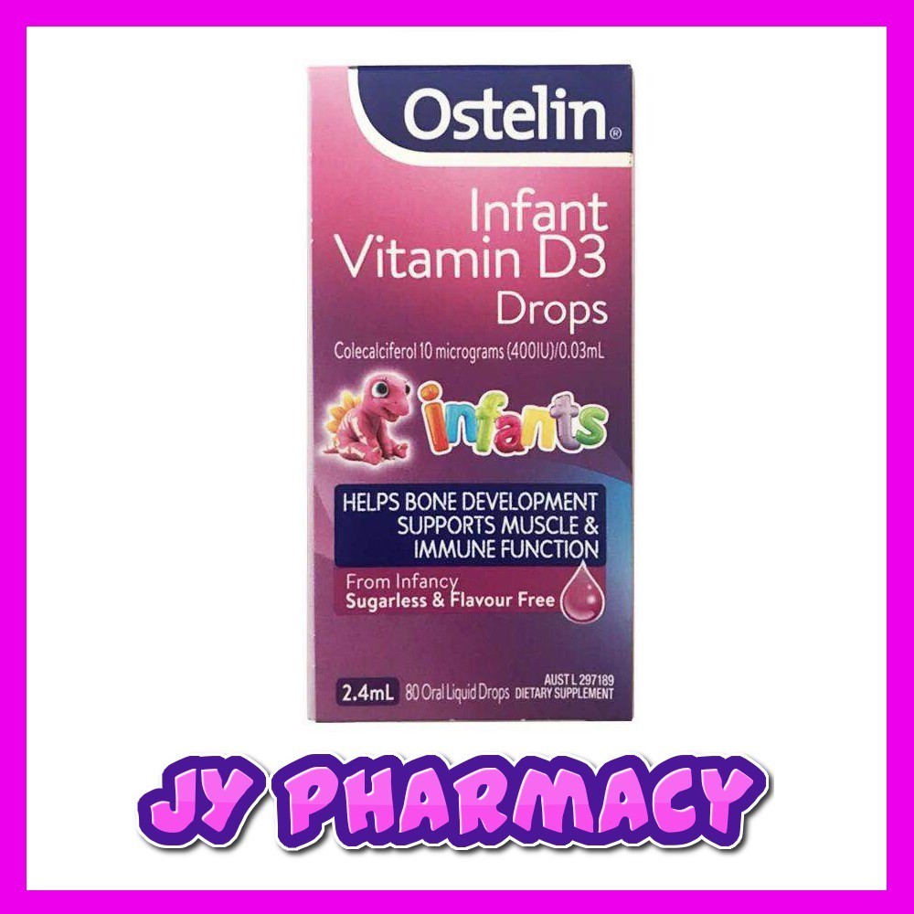 Ostelin Infant Vitamin D3 Drops ( 2.4ml ) (Made In Australia) | Shopee ...