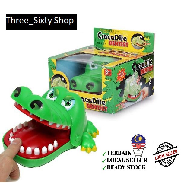 Crocodile Dentist (Large) Crocodile Jaw Snap Mouth Dentist Bite Finger ...