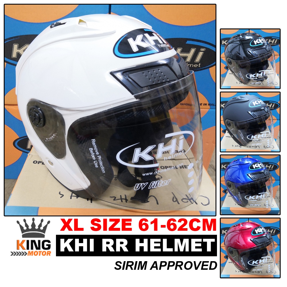 [100% ORIGINAL] KHI RR HELMET XL SIZE - RED / BLUE / WHITE / BLACK ...