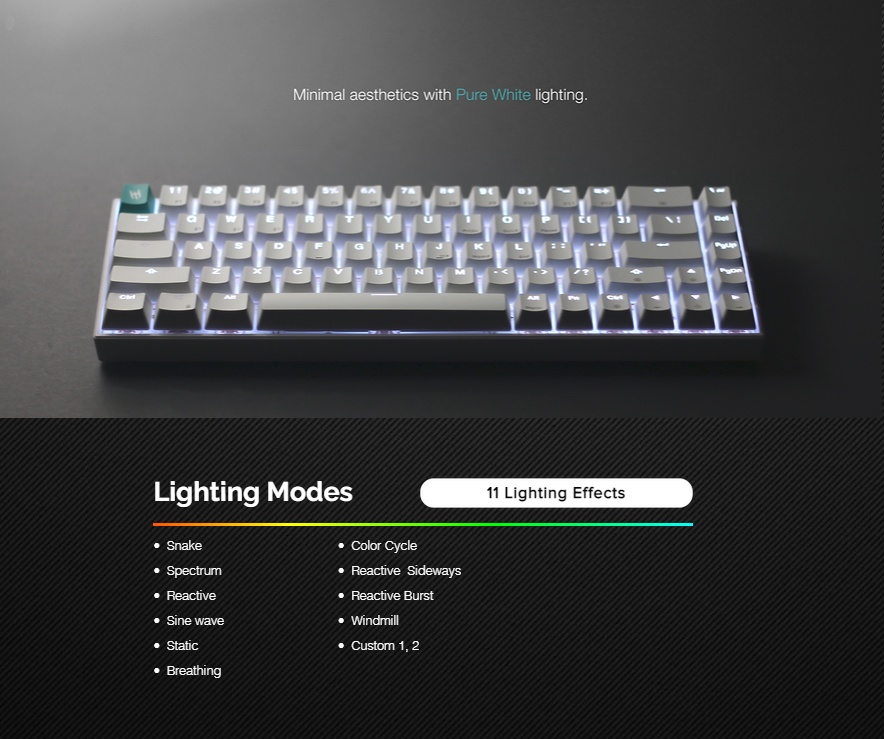 Tecware B68 / B68+ Plus Wireless RGB Mechanical Keyboard (Hot swappable ...