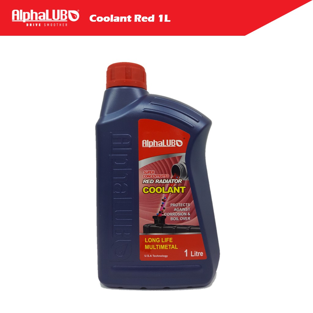 AlphaLUB Red Radiator Coolant (1L) | Shopee Malaysia