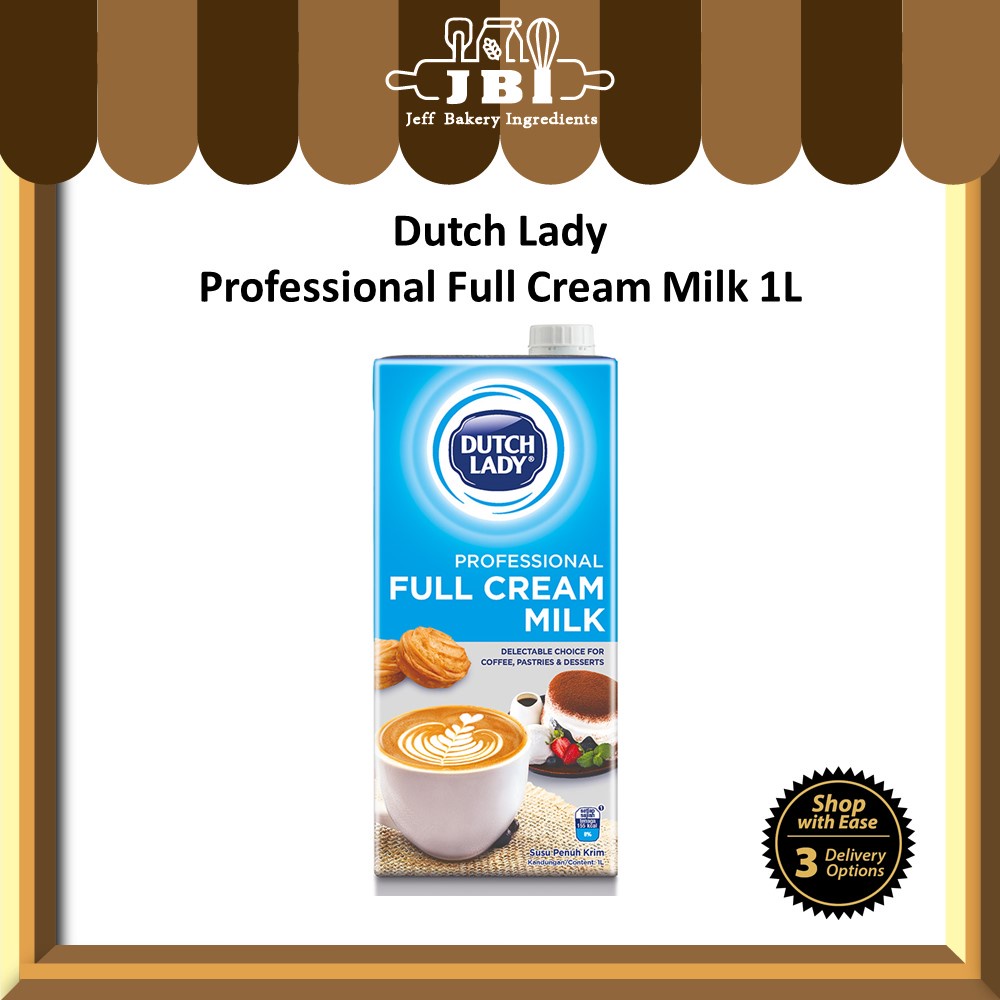 DUTCH LADY UHT Professional Full Cream Milk 1L | Shopee Malaysia