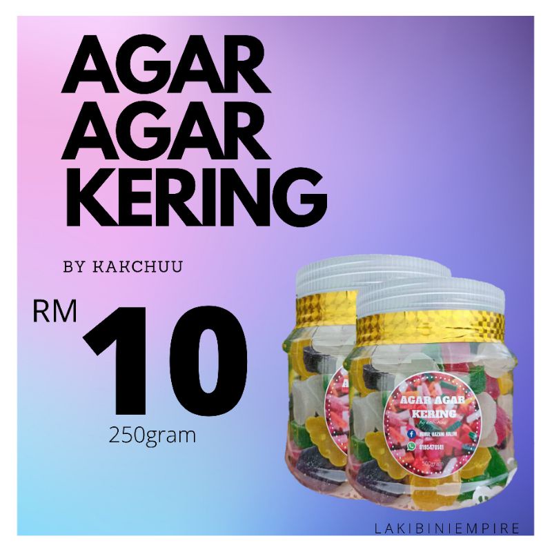 AGAR AGAR KERING KLASIK (250g) | Shopee Malaysia