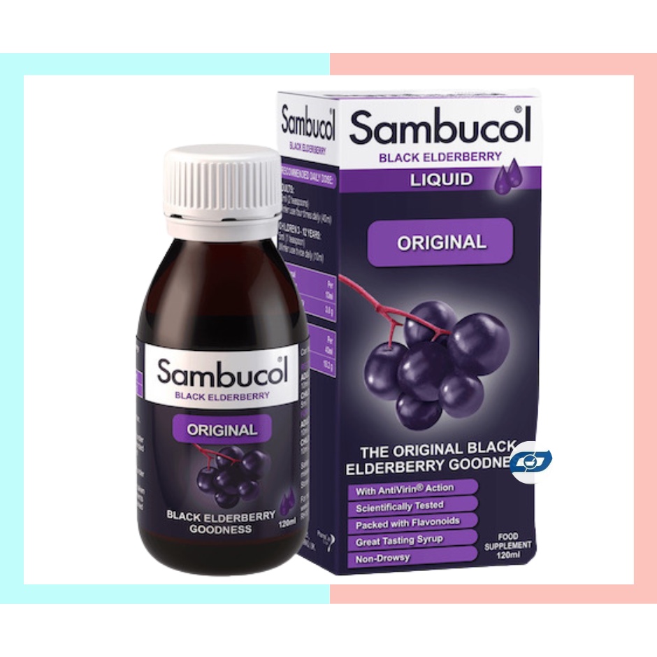 Sambucol Black Elderberry Original Syrup 120ml | Shopee Malaysia
