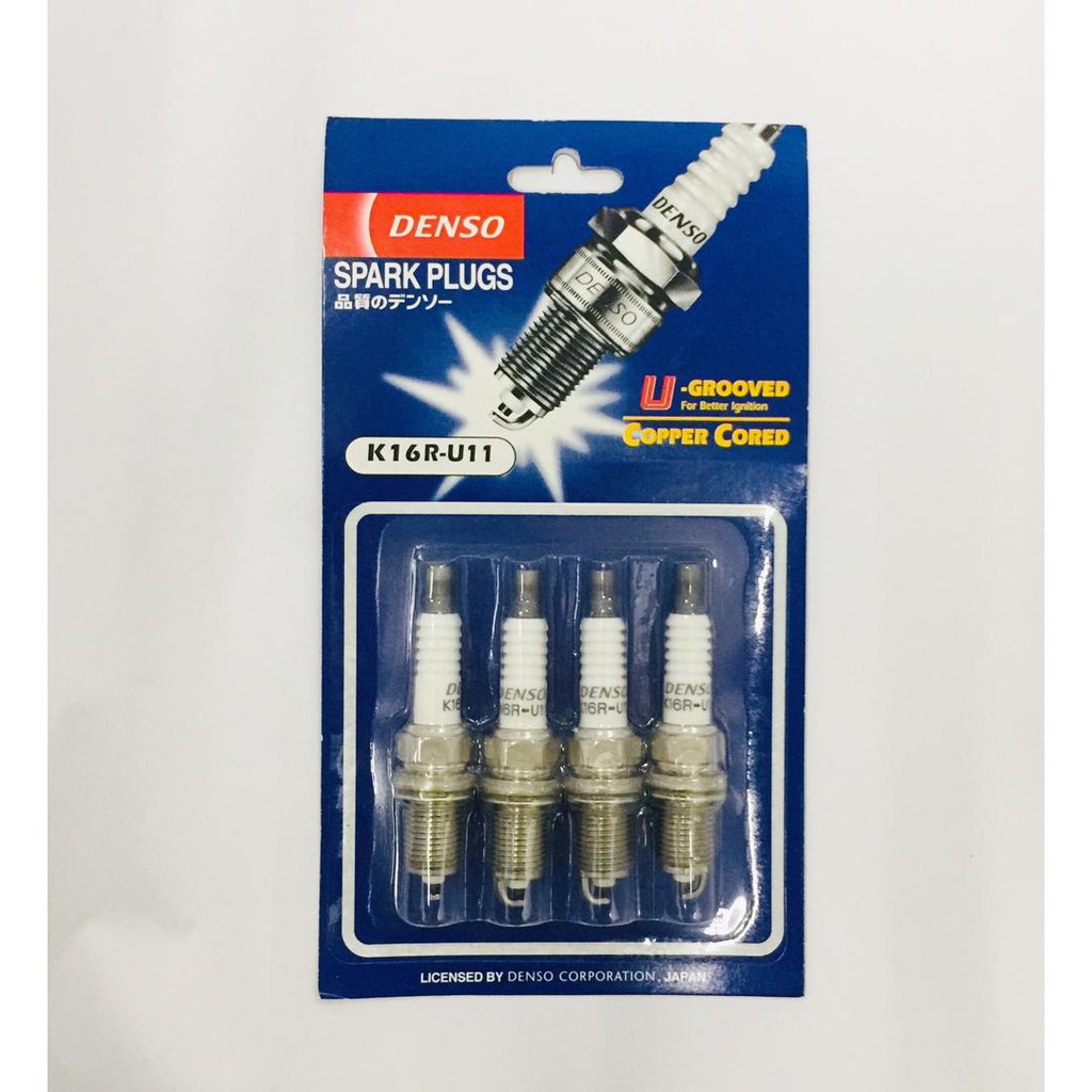 Denso Spark Plug K16R-U11 (1set=4pcs) For Vios/Altis | Shopee Malaysia