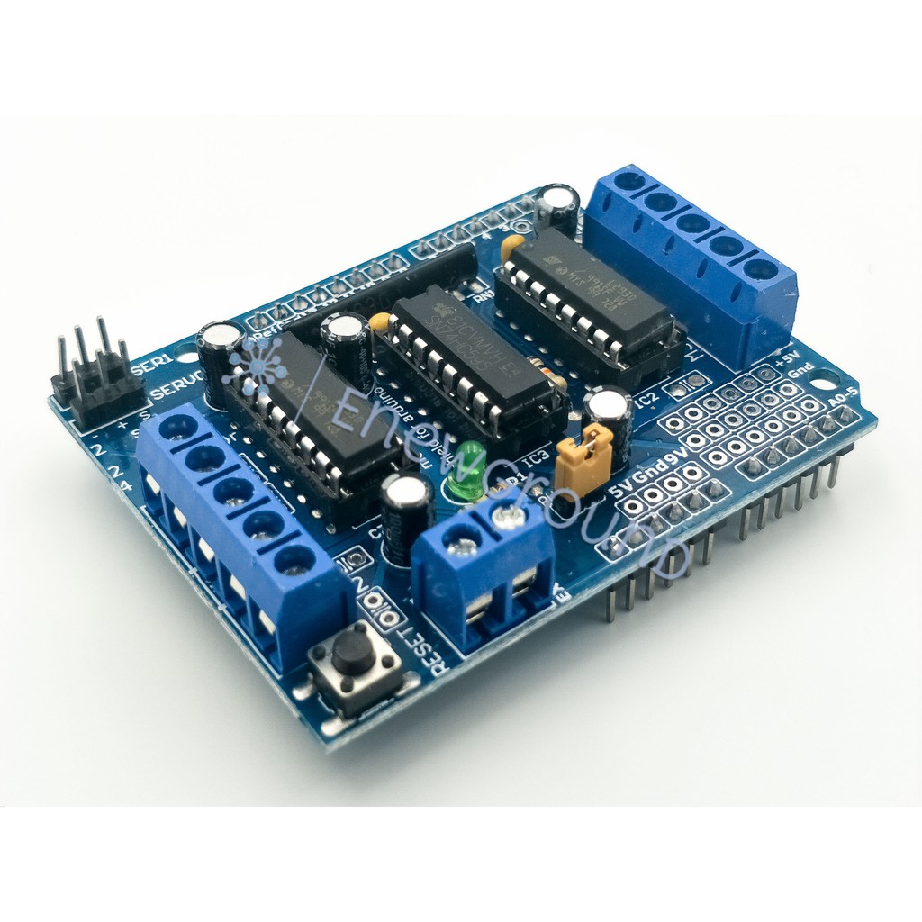 Arduino motor shield (L293D) for Arduino UNO/Mega | Shopee Malaysia