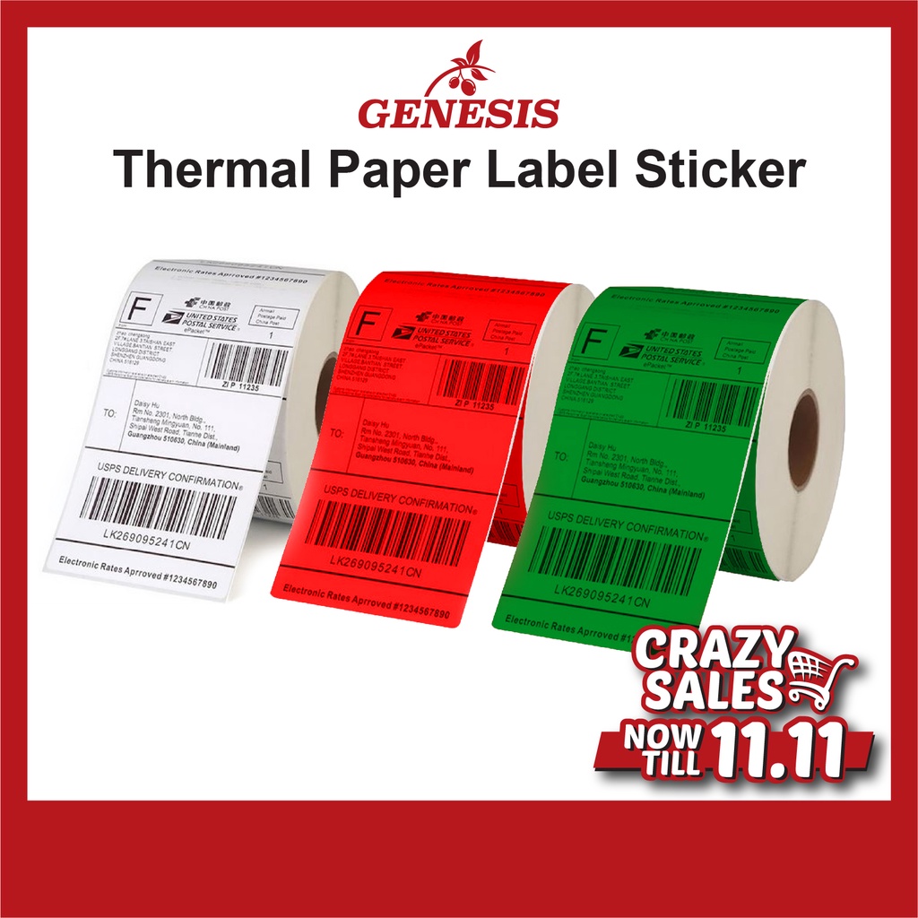 A6 Waybill Thermal Paper Shipping Label Consignment Note Sticker ...