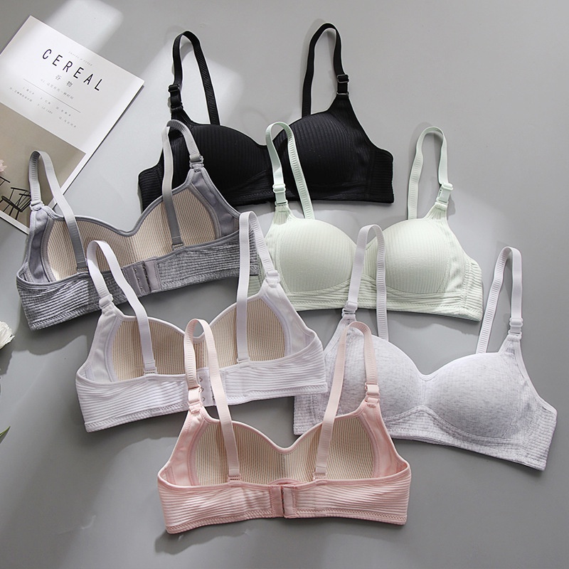 Comfortable Seamless Push Up Bras Women's Underwear Student Girls Bra ...