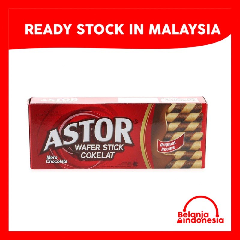 Astor Wafer Chocolate Stick 150gr | Shopee Malaysia