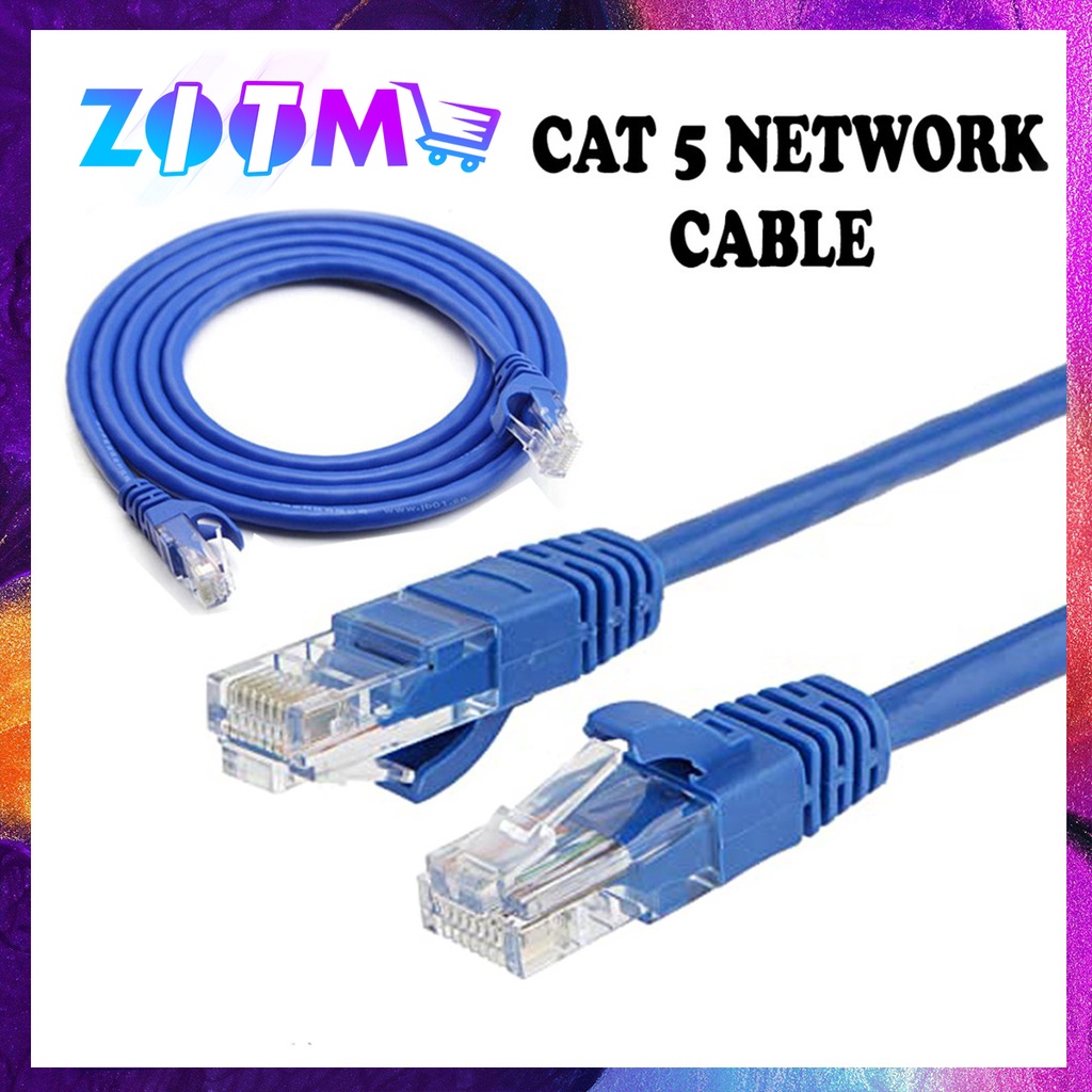 RJ45 LAN NETWORK CABLE CAT5 ETHERNET CABLE | Shopee Malaysia