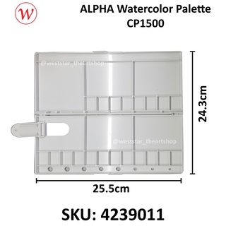 ALPHA Watercolor Palette, Watercolor Palette, Palet Cat Air | Shopee ...