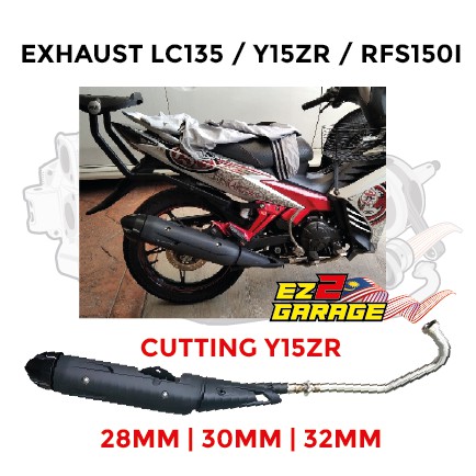 Ekzos Racing ESPADA EXHAUST system 28mm 30mm 32mm E4 Y15ZR LC135 RFS150I CUTTING STANDARD Y15 ...