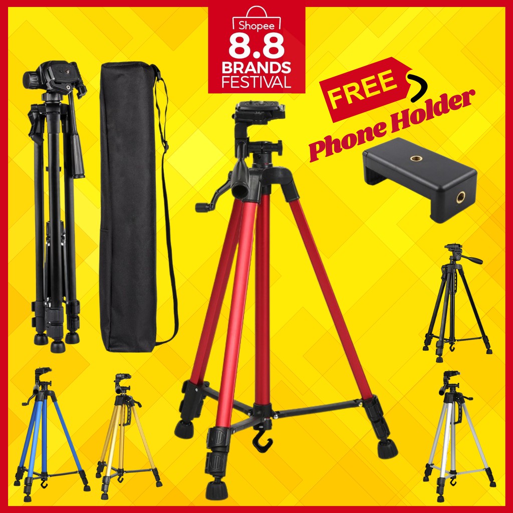 Portable Tripod 3366 Lightweight Aluminium Alloy Tripod Stand for ...