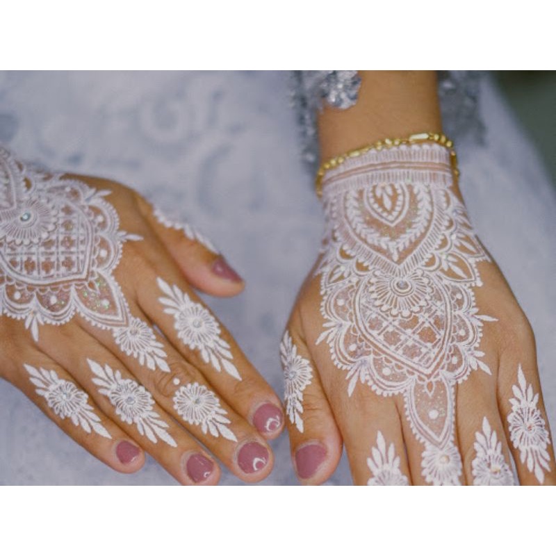 inai putih whitehenna | Shopee Malaysia