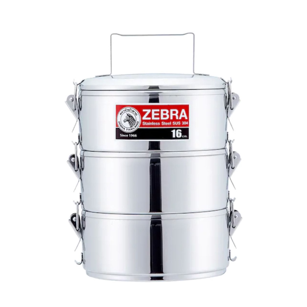 Zebra Lock Food Carrier (16cm X 3) | Shopee Malaysia