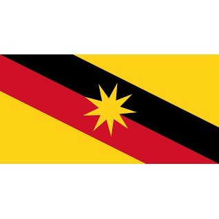 Bendera Negeri Sarawak / Sarawak State Flag - (3ft x 6ft / 90cm x 180cm ...