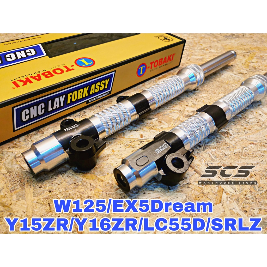 TOBAKI CNC FORK LAY Y15ZR LC135 EX5 SRL115 SRL110Z WAVE125 DREAM Y16ZR Vario SYM VF3i LC NVX Y16 ...