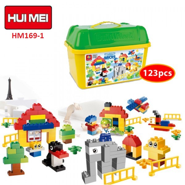 Hui Mei Building Bricks (train/home/railway/learning) | Shopee Malaysia