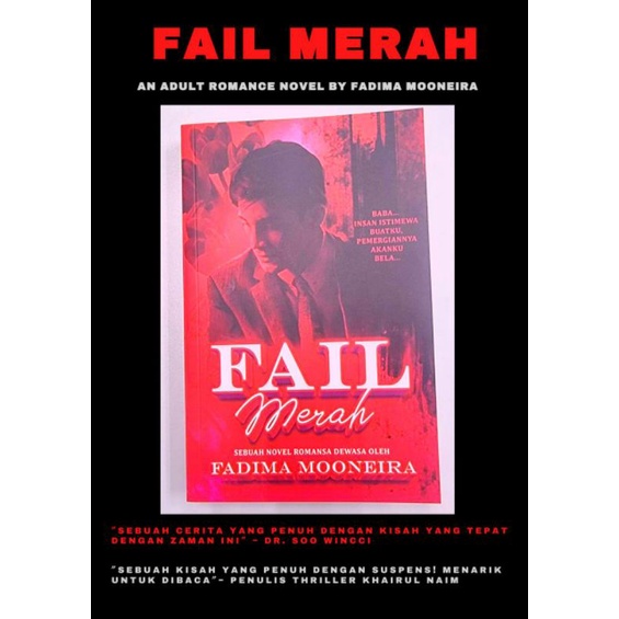 Novel Melayu indie / self-publish - Fail Merah oleh Fadima Mooneira ...