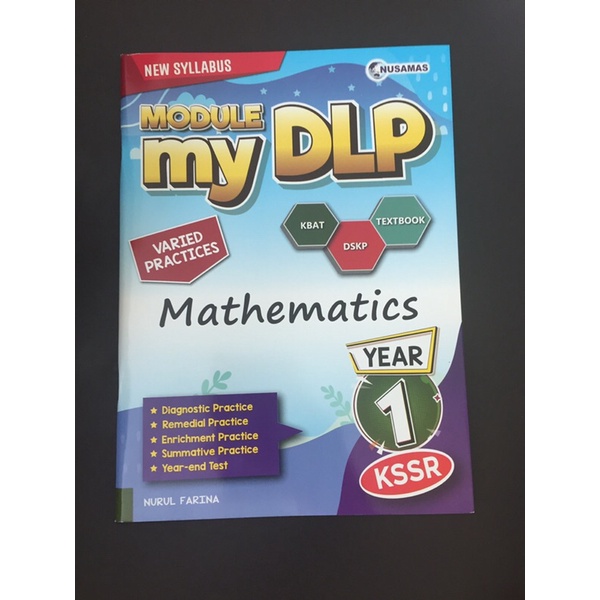 [nusama] Module My DLP Mathematics Year 1 KSSR (2021) | Shopee Malaysia