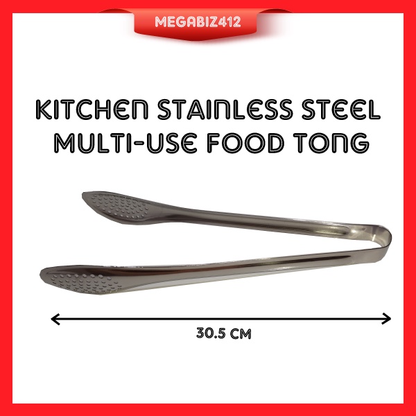 (OFFER) STAINLESS STEEL BUFFET FOOD TONG | PENYEPIT MAKANAN BUFFET ...