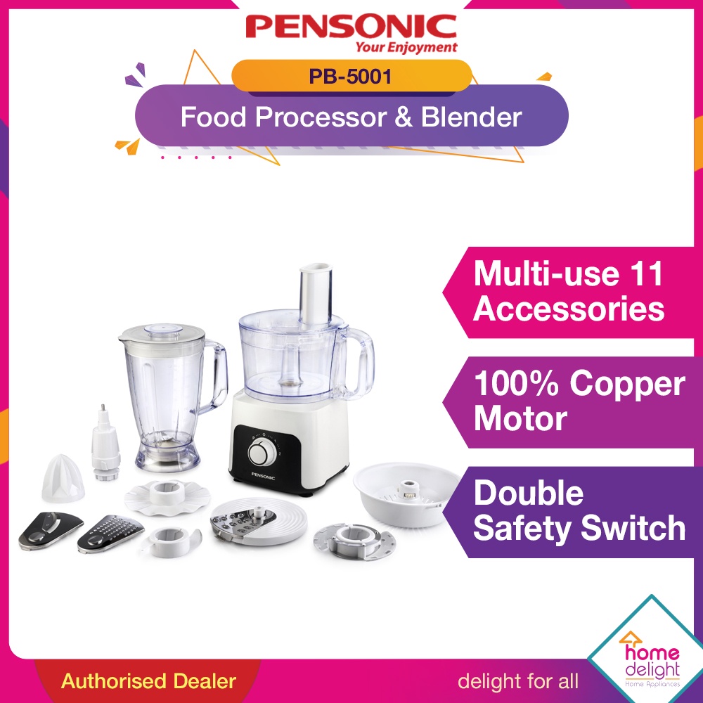 Pensonic Multi functional Food Processor [ PB-5001 / PB5001 ] | Shopee ...
