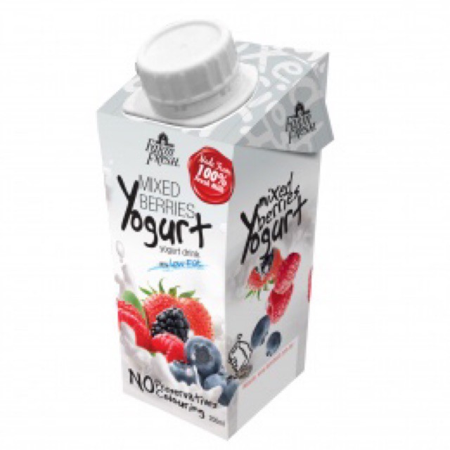 FARM FRESH UHT YOGURT MIXED BERRIES 200ML x 6btl | Shopee Malaysia