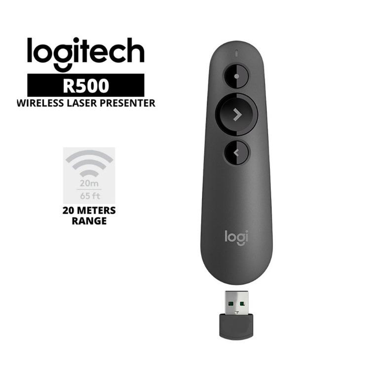 Logitech R500 Wireless Laser Presentation Remote Laser Pointer ( OEM ...