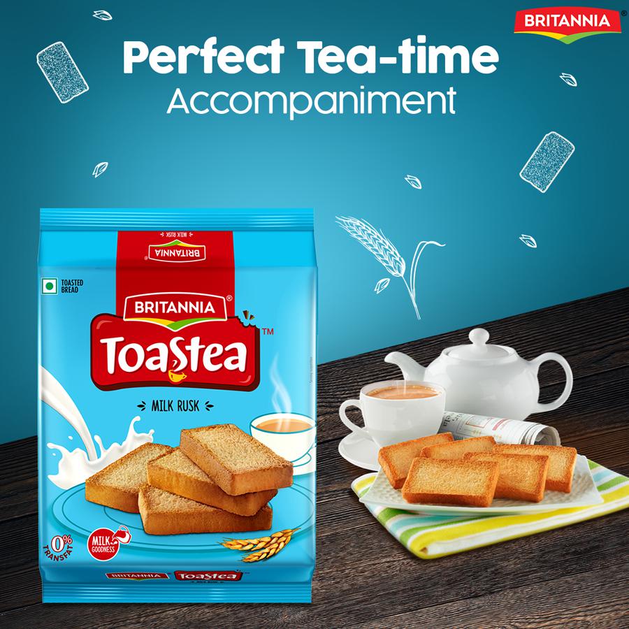 Britannia Toastea Milk Rusk Au Lait 280g | Shopee Malaysia